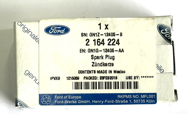 świeca zapłonowa Ford EcoBoost 1.2 /1.5 Focus 4 Ka+ CYFS12N ® 2164224 ...