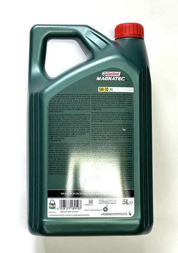 olej silnikowy Castrol Magnatec 5w30 A5 5L 15F60F Ford WSS-M2C913-C ...