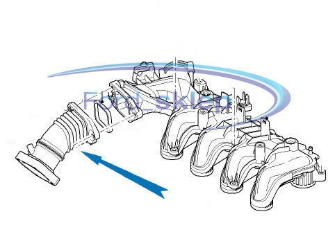 przewód do kolektora ssącego Ford Focus 2 1.6 TDCI 90km - 1440440 Ford ...