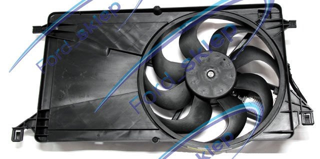 wentylator chłodnicy z modułem Ford Focus Mk2 / C-Max #1530980 Ford ...