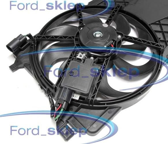 wentylator chłodnicy z modułem Ford Focus Mk2 / C-Max #1530980 Ford ...