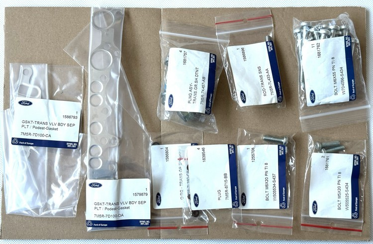 zestaw serwisowy do skrzyni biegów PowerShift - Ford 1848704/2035264 ...