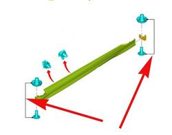 spinka mocująca 7.8-9.1 X 12-18 - Ford 1429935 Ford sklep, części do Forda